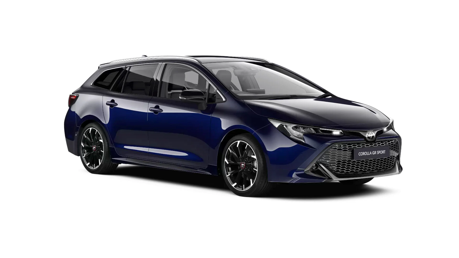 Obsidian Blue Toyota Corolla