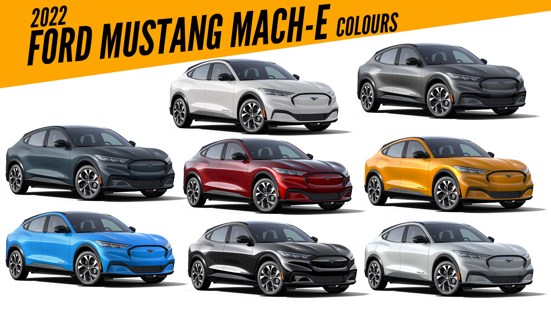 2022 Ford Mustang Mach E Premium All Color Options Images AUTOBICS 2022 Ford Mustang Mach E Premium All Color Options Images AUTOBICS